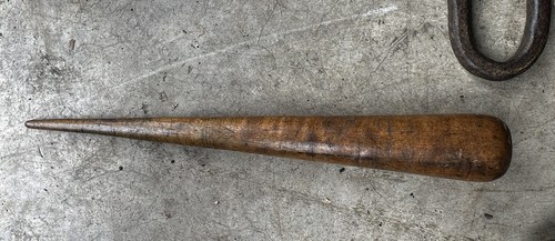 Antique Naval Ship Large 12" Wood Fid Rope Slicing Riggers Tool | eBay