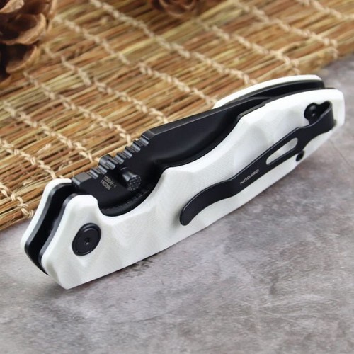 Defcon Revive Folding Knife 3.25" Sandvik 14C28N Steel Blade Jade ...