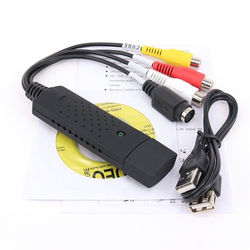 AV to USB Cable CVBS+S Video to USB 2.0 Video Monitor PC Live Recording ...