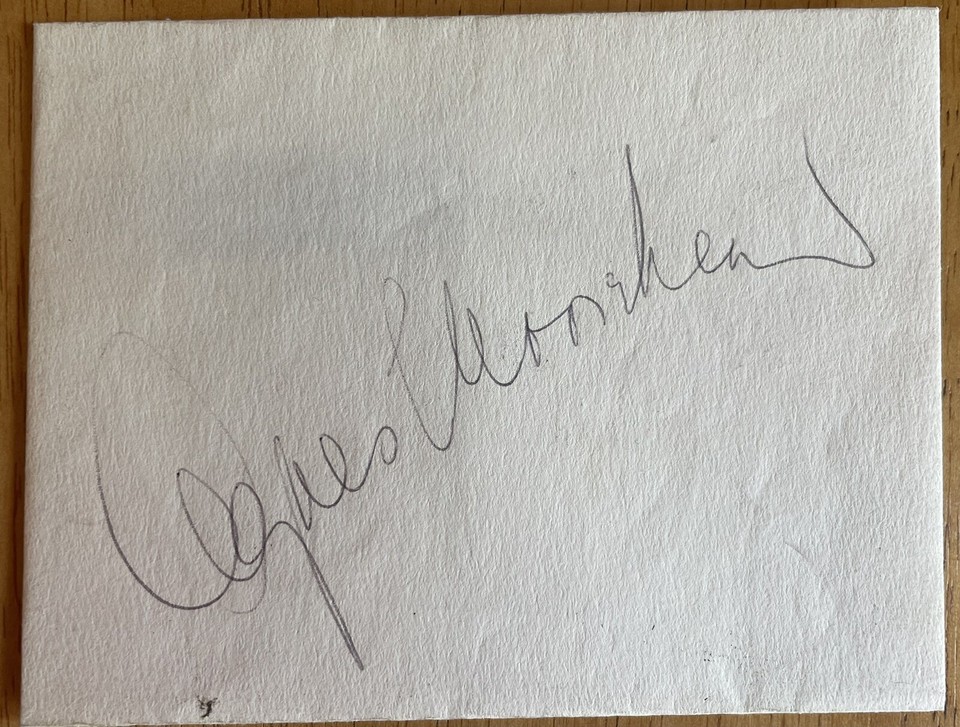 Bewitched "Endora" Actress Agnes Moorehead Autograph | eBay