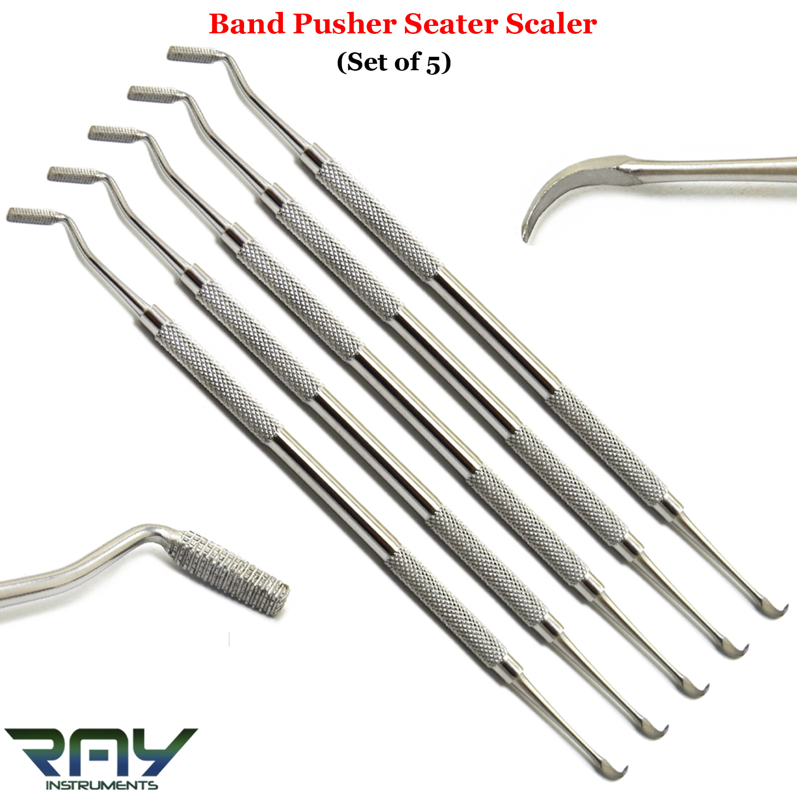 5Pcs Orthodontic Band Pusher Scaler Band Placement Seater Cement ...