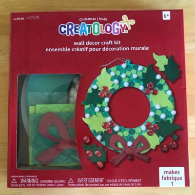 Creatology Christmas Wall Decor Craft Kit Wreath NEW Ages 6+ | eBay