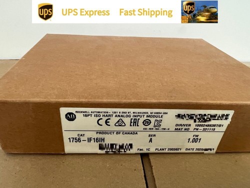 AB 1756-IF16IH Analog Input 16-Point 1756-IF16IH New UPS Expedited ...