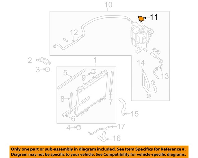 Nissan 214301P111 Genuine OEM Reservoir Cap for sale online | eBay