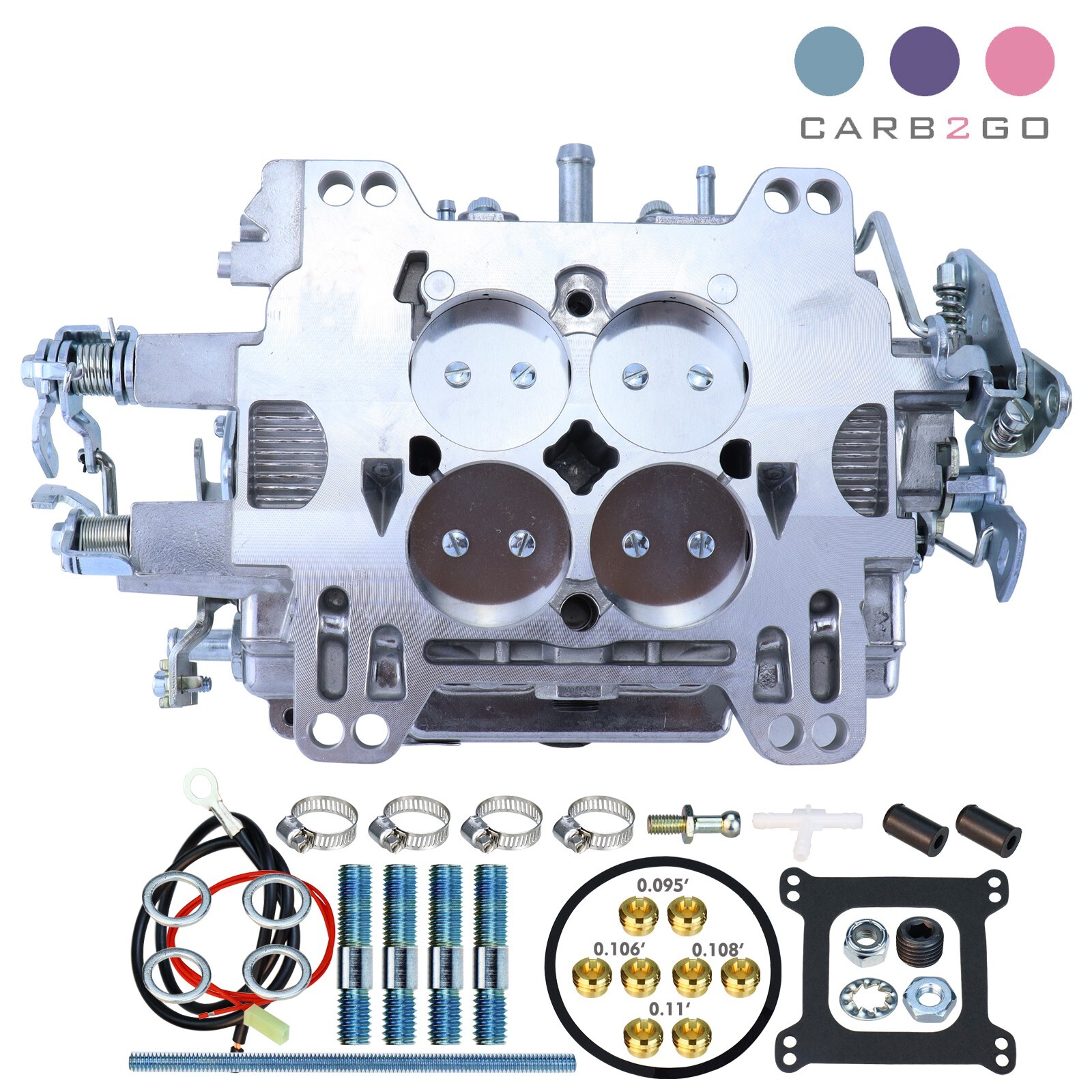 4 Barrel Edelbrock 1407 Carburetor for Performer Series 750 CFM Manual ...