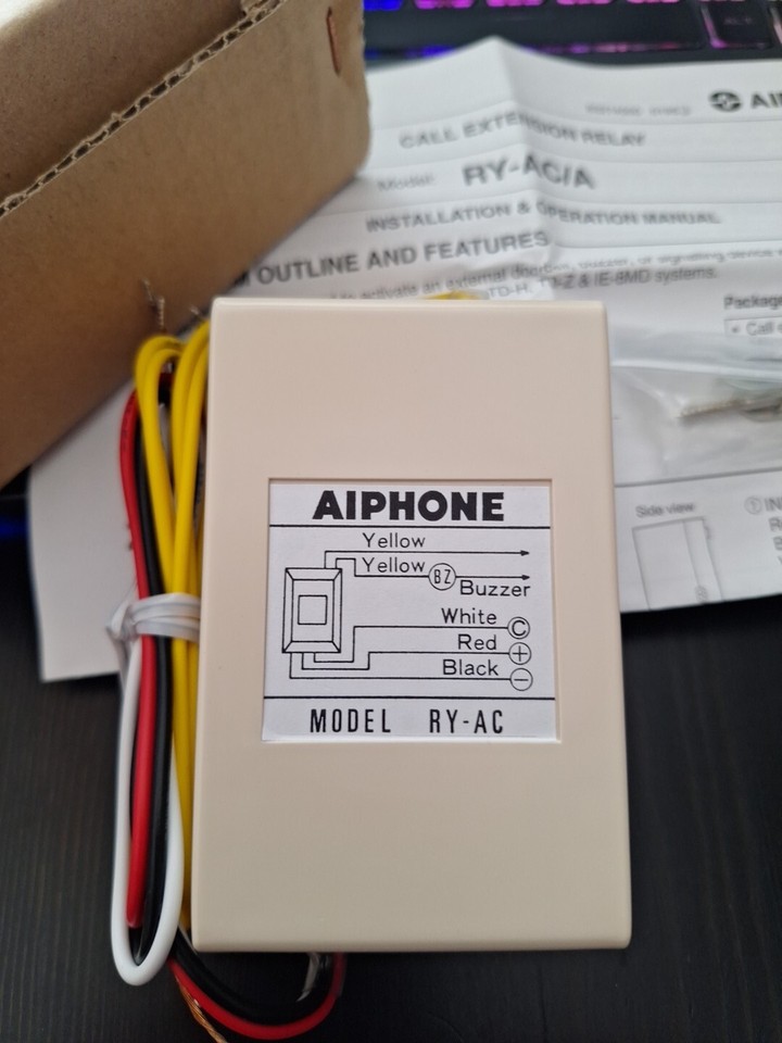 AIPHONE RY-AC/A (RYACA) Intercom Relay | eBay
