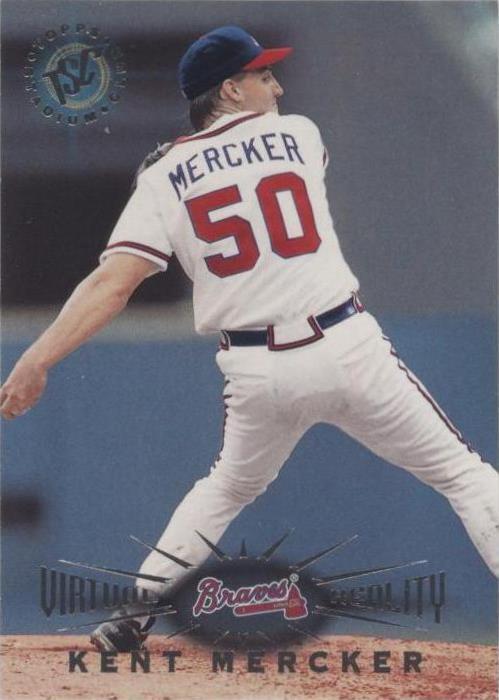 1995 Topps Stadium Club - Virtual Reality Kent Mercker #160 for sale ...