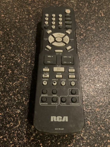 RCA RCR192AA9 Remote Home Theater System RTD315WR RTD315W RTD317W-NO ...