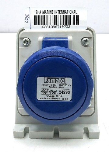 FAMATEL 24290 WALL MOUNTED SOCKET 0252 9732 6281086719732 | eBay