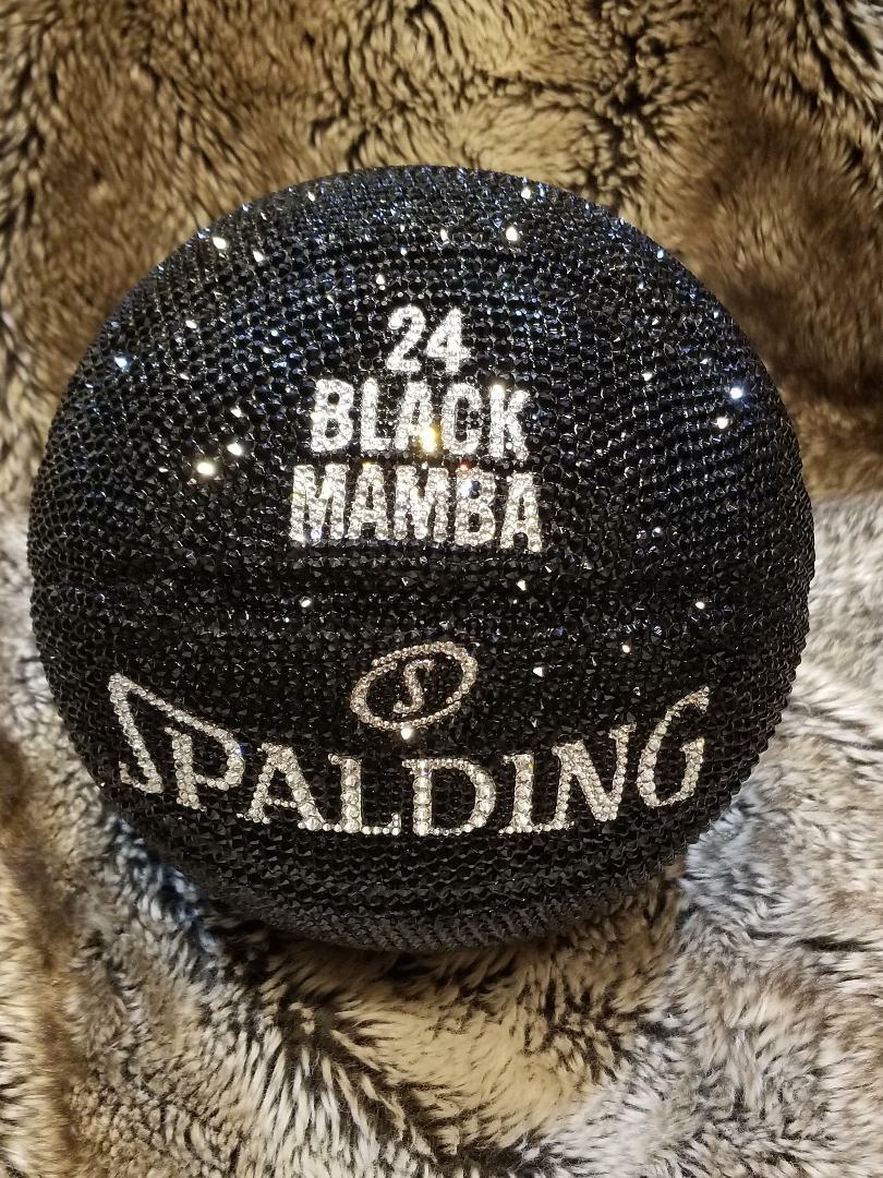 MAMBA 24 KOBE BRYANT SWAROVSKI BASKETBALL full size, bling basketball ...