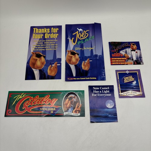 Vintage Camel Joe Cool Cash Catalogs & Misc. Advertisement Lot! | eBay
