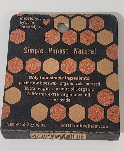 Portland Bee Balm Solar Eclipse SPF 15 Unscented Wax Stick Natural ...