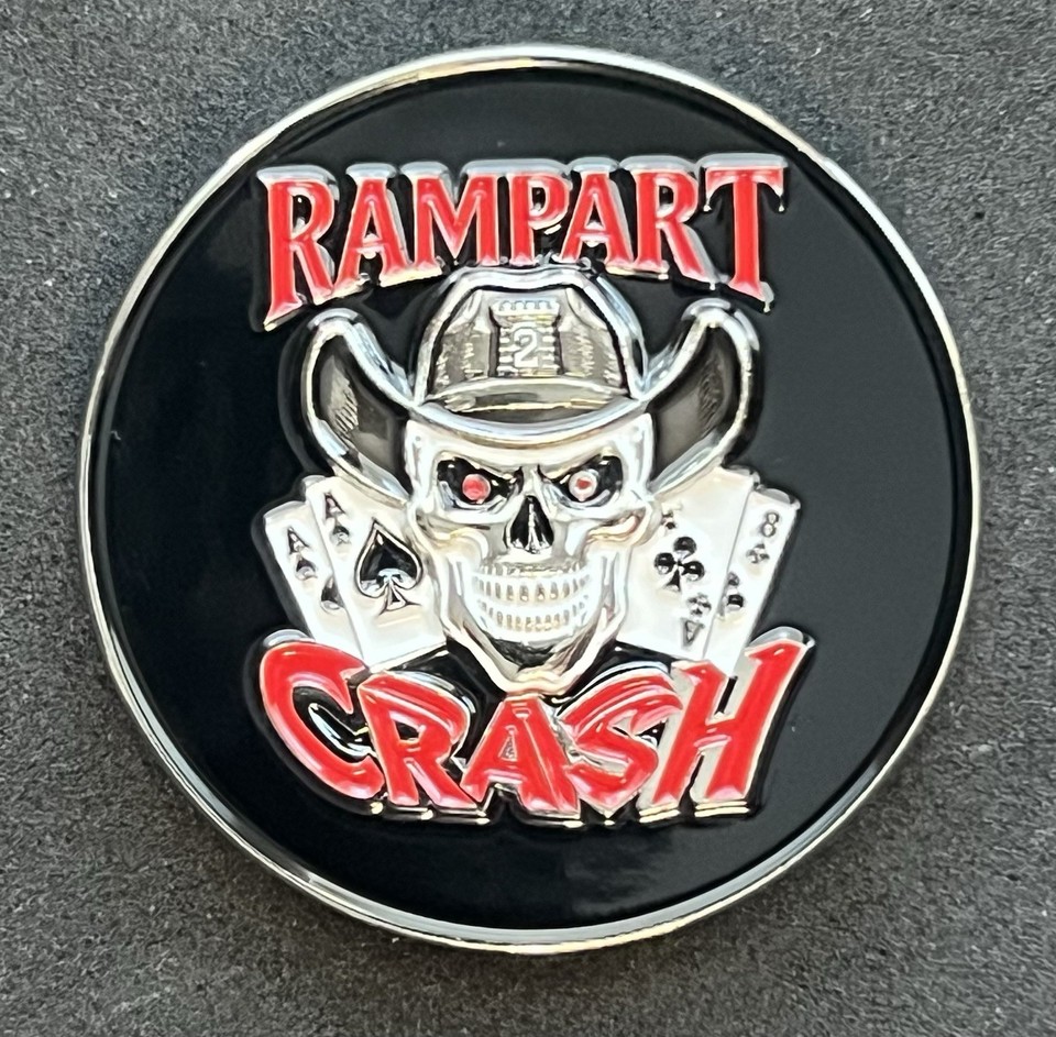 LAPD Los Angeles Police 3D Rampart CRASH Challenge Coin LASD FBI DEA ...