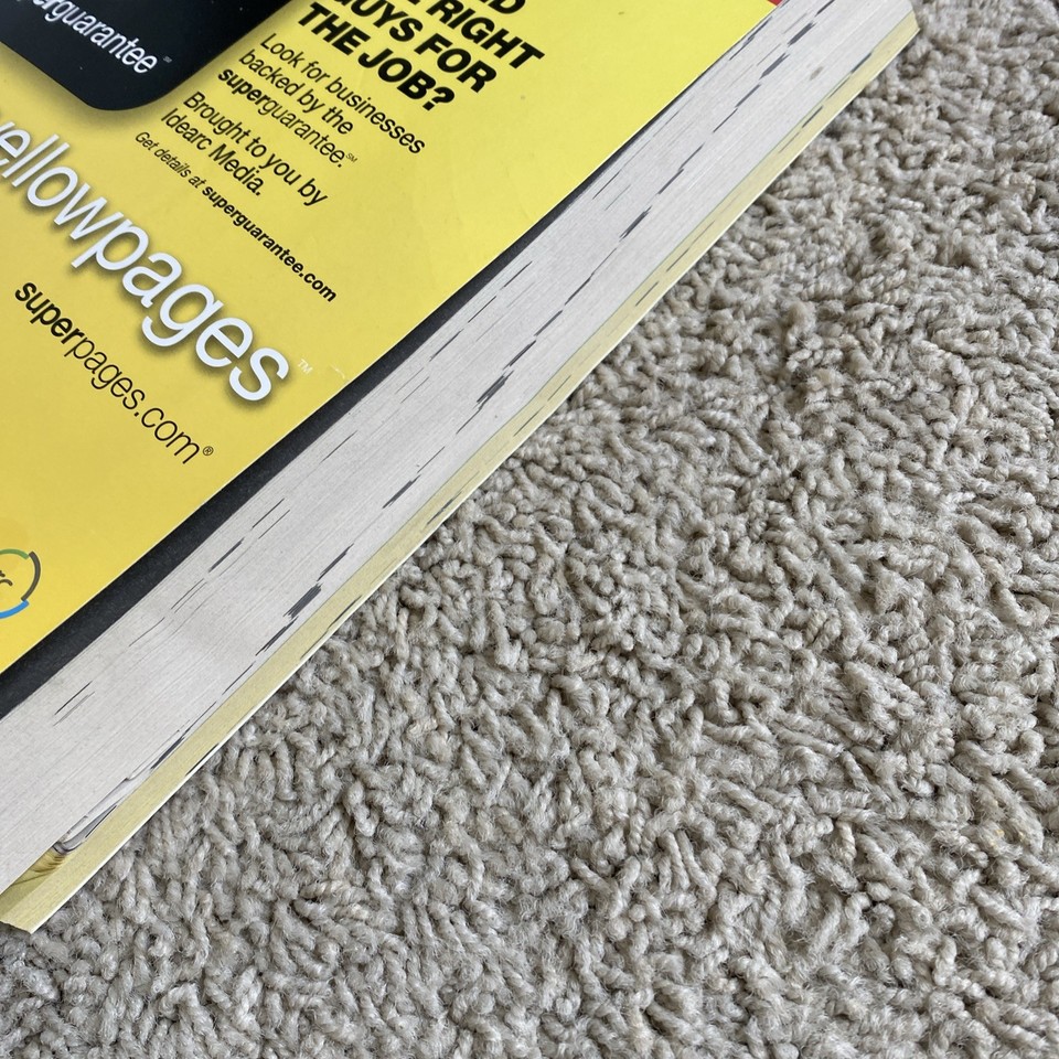 Lansing Super Yellow Pages Phone Book Michigan 2009-2010 White Pages | eBay