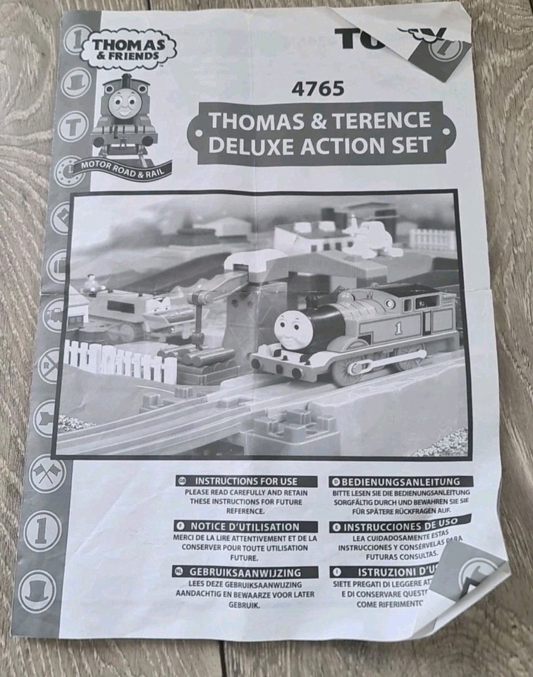 Vintage Tomy Trackmaster Thomas And Terence Deluxe Action Set -rare- | eBay