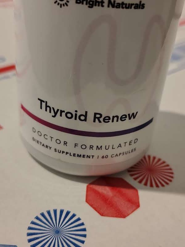 Bright Naturals Thyroid Renew (60 Capsules) Adrenal Support Supplement ...