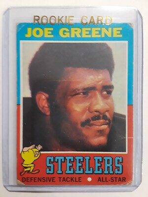 1971 Topps Joe Greene Rookie #245 football card Pittsburgh Steelers | eBay