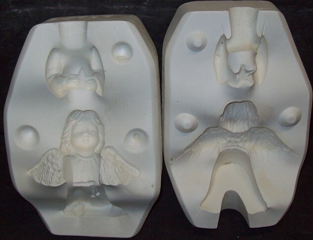 Ceramic Mold Molds SITTING ANGEL WITH STAR Scioto 2949 | eBay