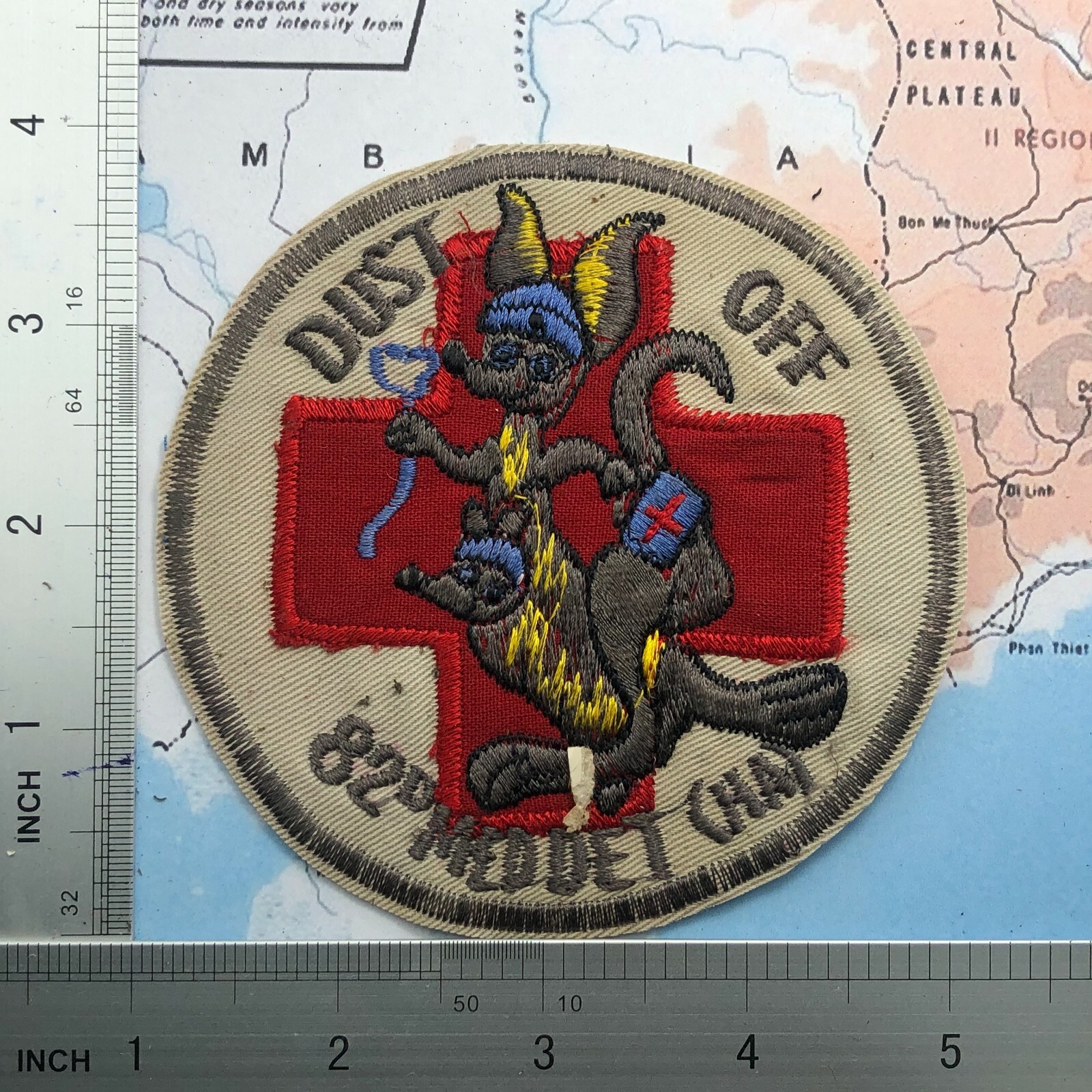 Patch , DUST OFF , 82ND MED DET , HELICOPTER AMB , dust off , Vietnamw ...