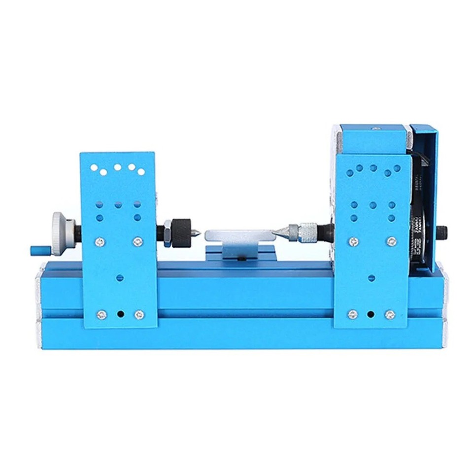 DIY Mini Metal Wood Turning Lathe Machine Model Tool Woodworking Power ...
