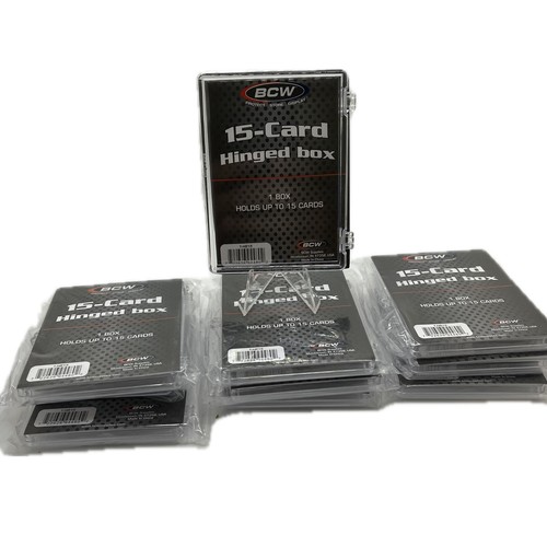 NEW (10 PK) BCW Hinged Trading Card Box | eBay