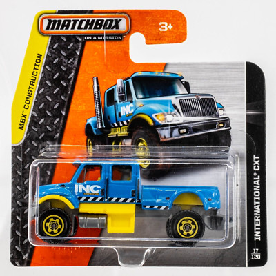 2014 Matchbox #17 International® CXT BLUE | YELLOW | INC CONSTRUCTION ...