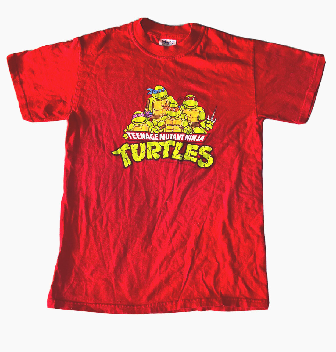 Vintage 2001 Teenage Mutant Ninja Turtles Red Graphic Shirt Size Small ...