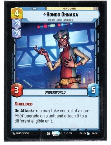 Hondo Ohnaka - Superfluous Swindler - Jump to Lightspeed - SWU - # 56 ...