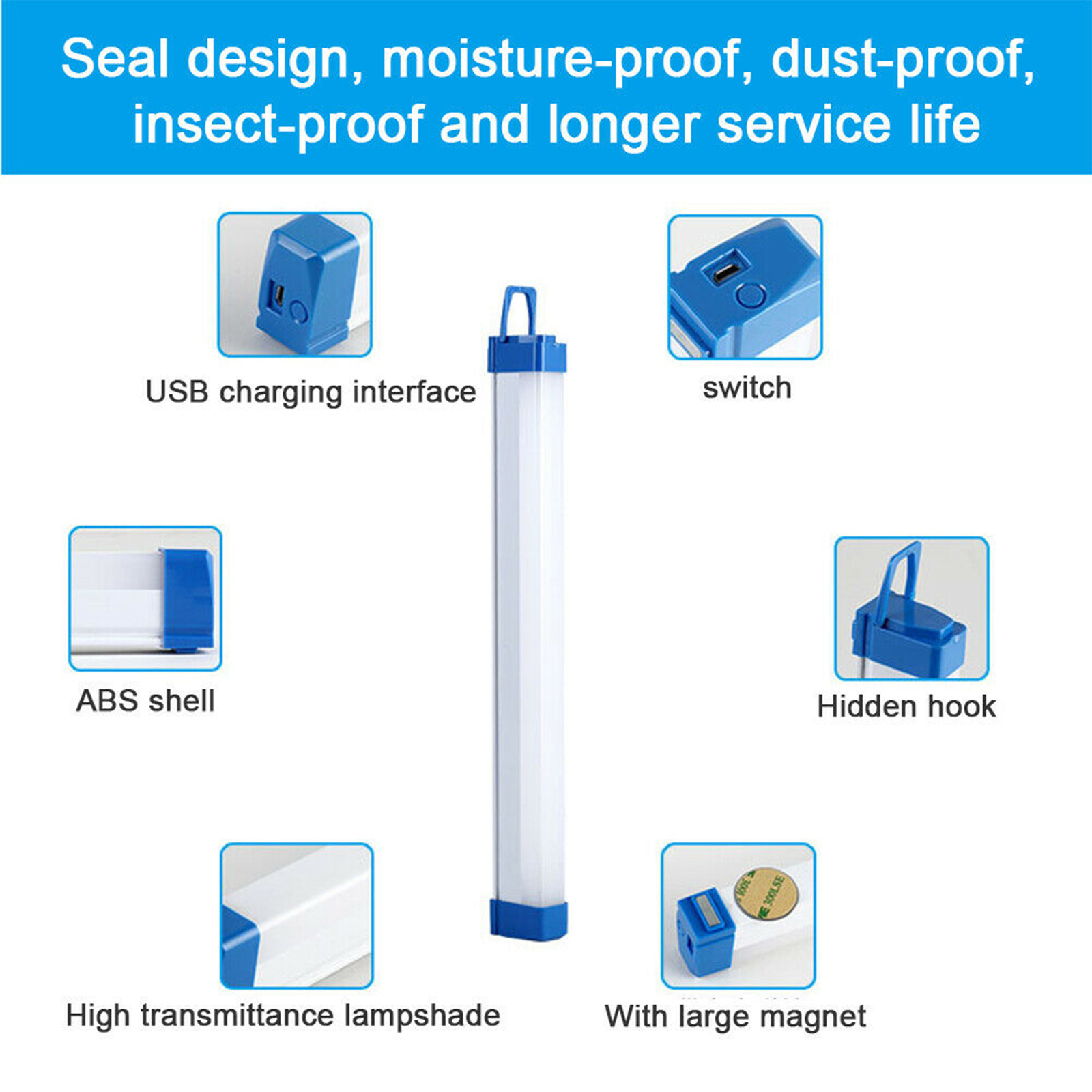 Camping Light Energy Saving Three Modes Adjustment Outdoor Led Camping ...