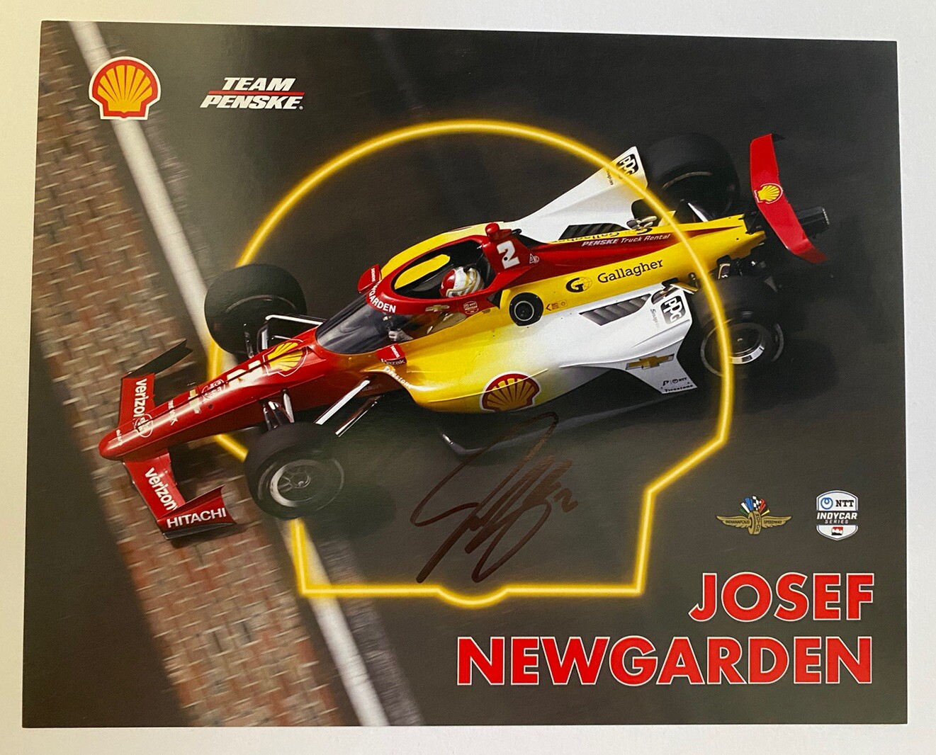 Josef Newgarden 2023 Signed Indy Indianapolis 500 Hero Card Indycar | eBay