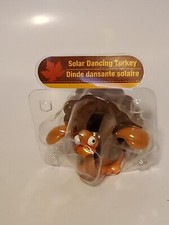 Solar Powered Dancing 3 Pcs Set Pilgrim Boy Girl & Turkey Thanksgiving ...