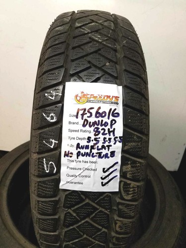 175/60 R16 Dunlop SP Winter Sport * DSST RSC 82H 5mm Tread 1756016 ...