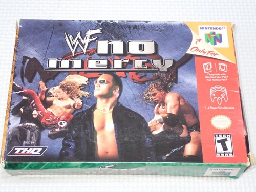 WWF No Mercy N64 NTSC Game CIB Box Manual Cartridge Cleaned | eBay