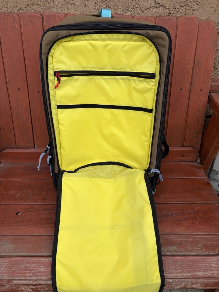 Topo Designs 40L Global Travel Bag Desert Palm/Pond Blue | eBay