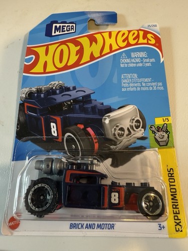 2022 Hot Wheels Experimotors 1/5 Brick and Motor Blue | eBay