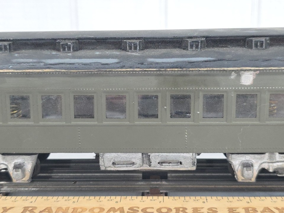 O Gauge Built Pullman Kit Wood & Metal Passenger Coach Car W/ Lighting ...