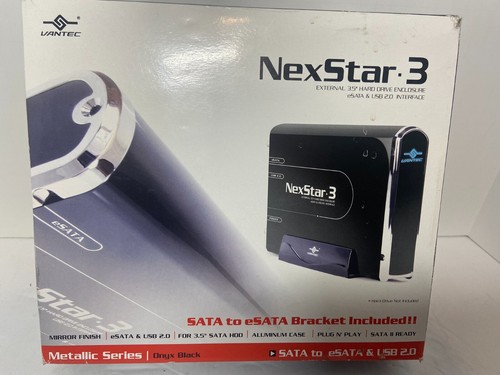 NexStar.3 (NST-360SU-BK) External 3.5" Hard Drive Enclosure, eSATA ...