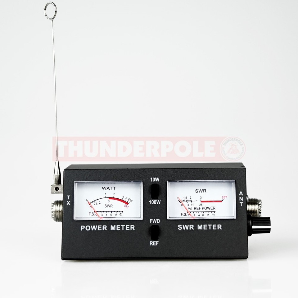 SWR Meter & Power Meter CB Radio Aerial | SWR 171 26-30 MHz FREE Tuning ...