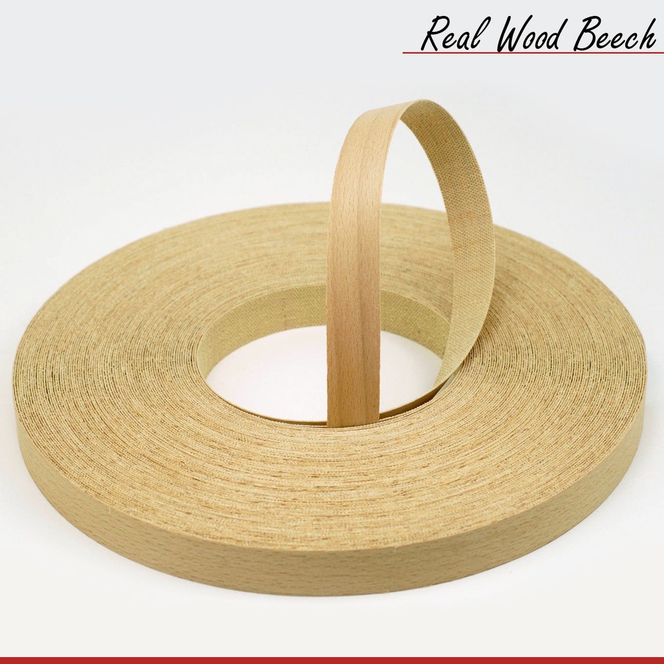 Furniture Edging Tape Iron On Pre Glued Melamine Strips Veneer Real ...