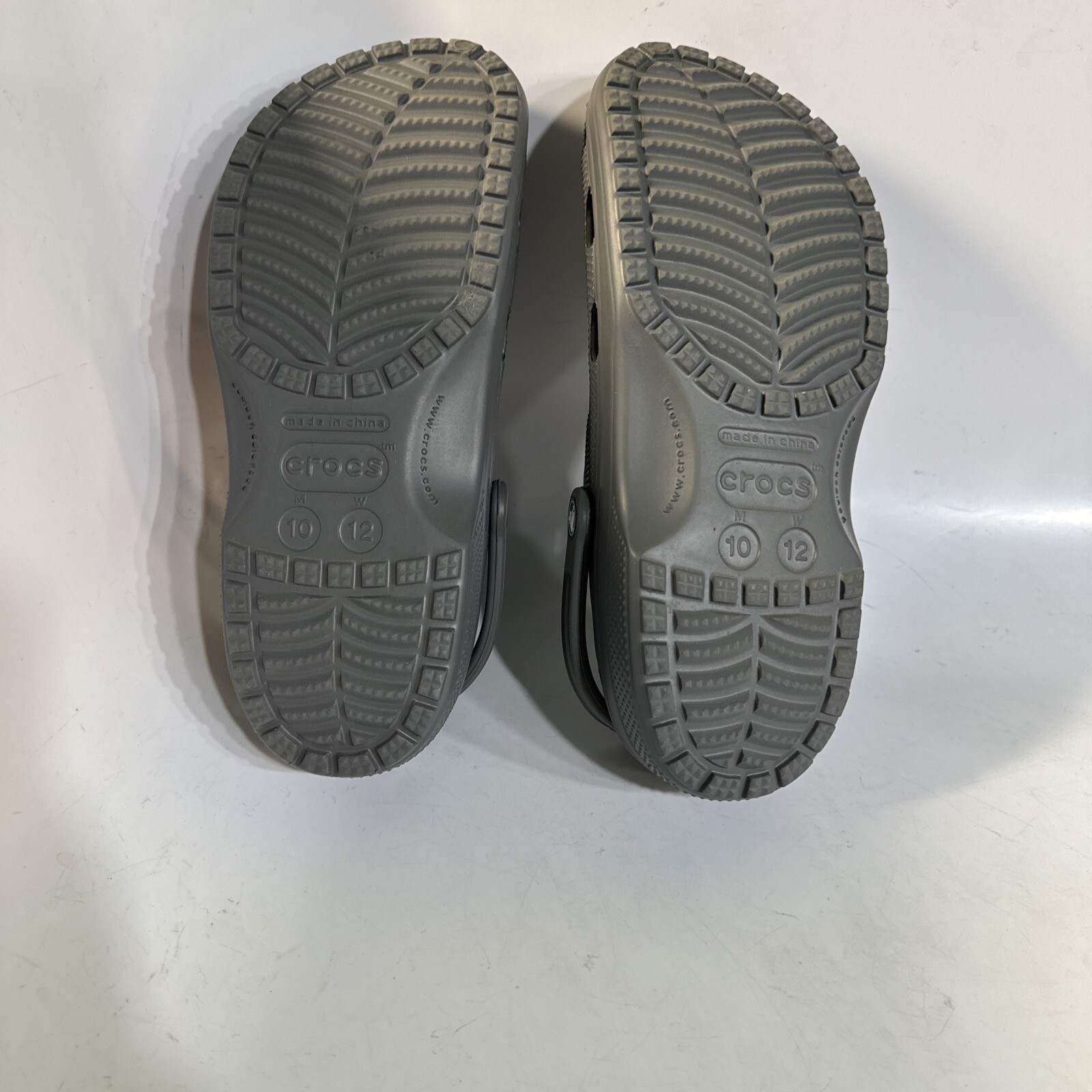 Crocs Slate Grey Slate Grey Unisex Sizes M10/W12 NB332 - Gem