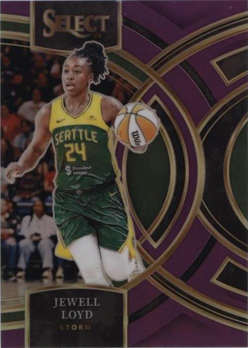 2024 Panini Select WNBA - Premier Level Jewell Loyd #142 Purple Prizm ...