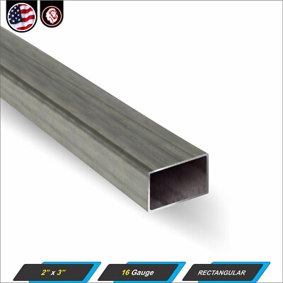 2" x 3" Rectangular Metal Tube - Mild Steel - 16 gauge - ERW - 12" inch ...