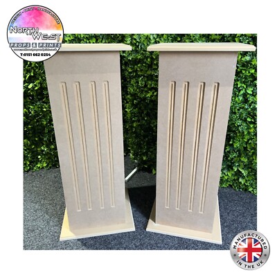 Roman Style Wooden MDF Wedding Display Decor Pillar Podium Display ...
