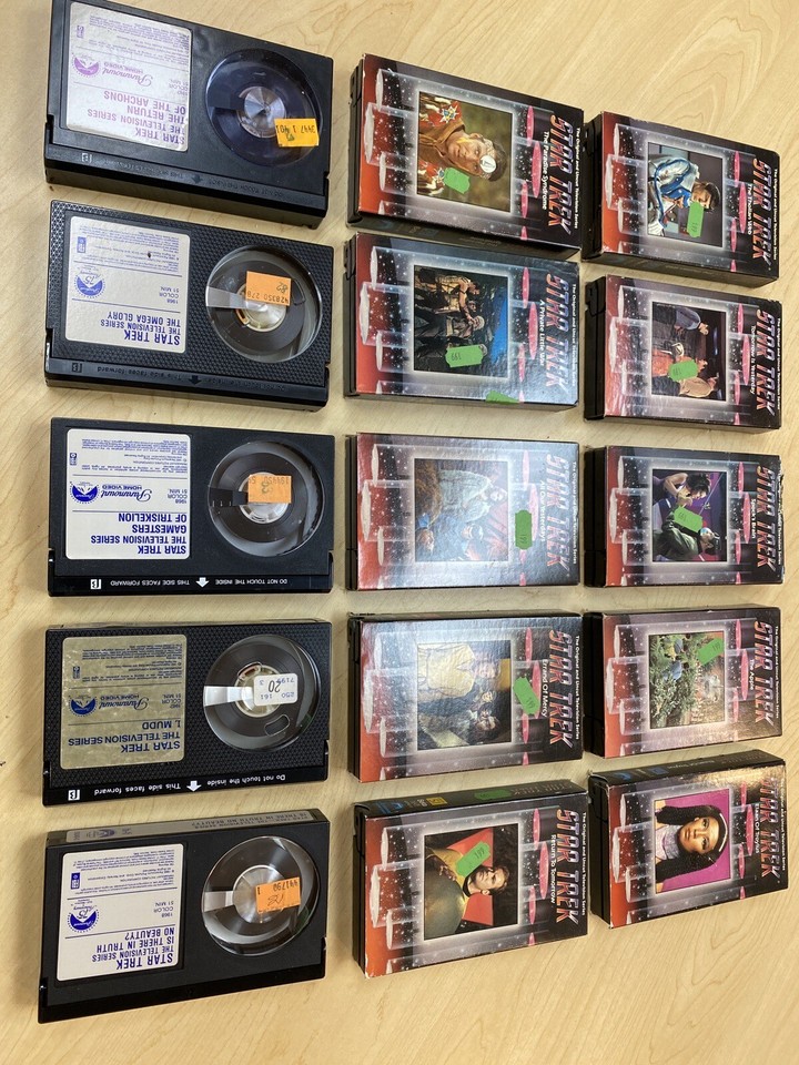 VTG Star Trek Tv Series Beta Format Tapes Lot of 15. B26 | eBay