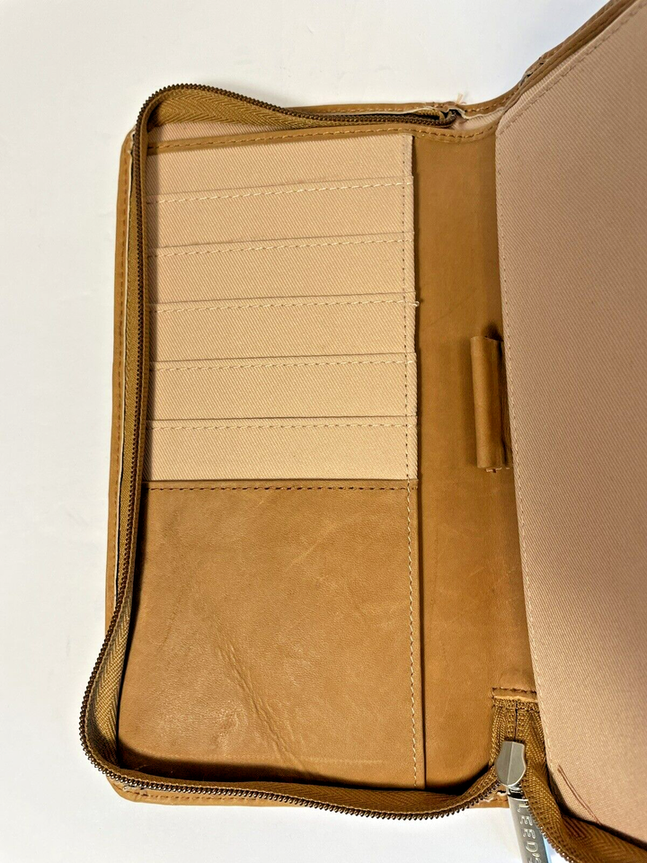 Leather Wallet Novelty Charleston SC Zip around embossed Brown Bifold ...