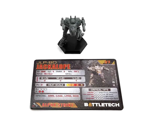 BATTLETECH JACKALOPE Plastic Miniature from Third Star League Strike ...