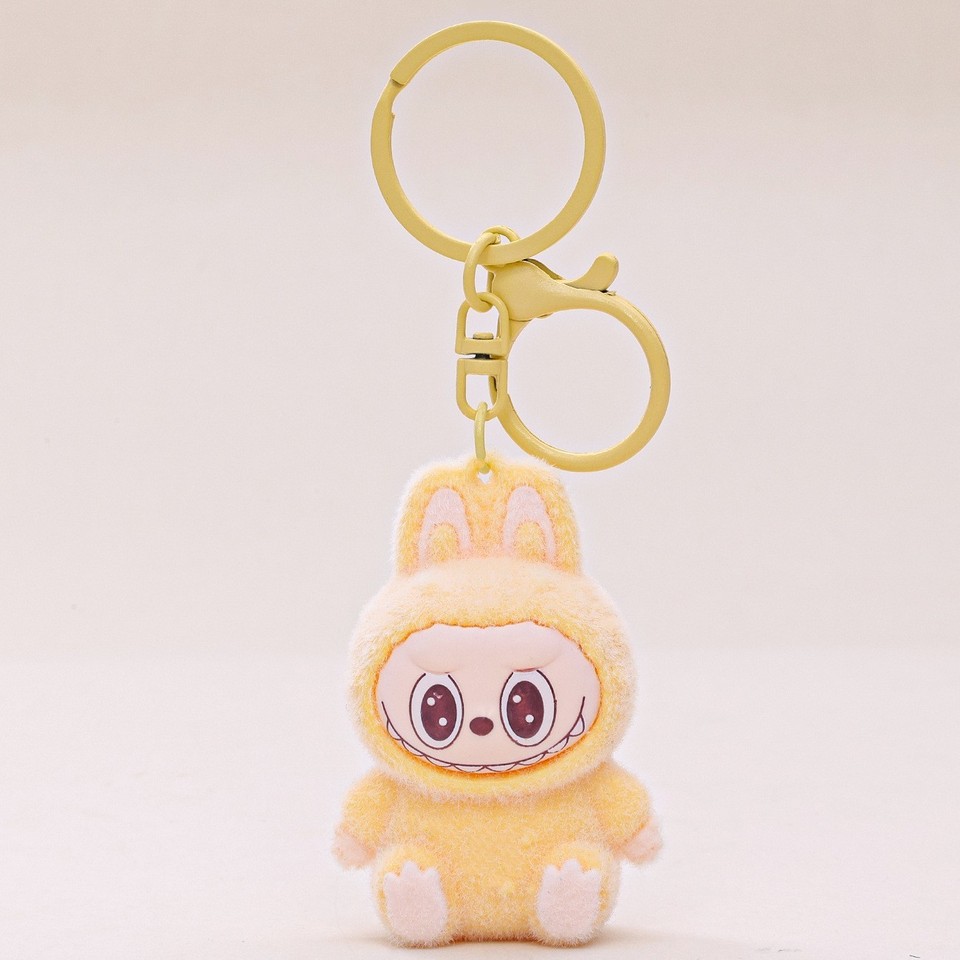 Popular Figure Keychain Flocking Mini Cute Charm Doll Bag Purse Pendant ...
