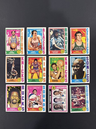 Topps 1974 - 1975 Basketball Cards. 12 Card Lot. | eBay