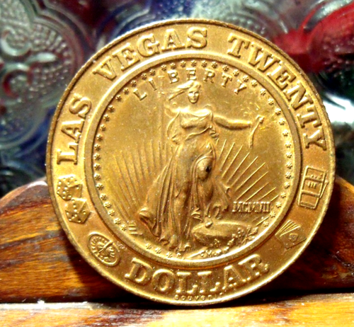 LAS VEGAS TWENTY DOLLAR LADY LIBERTY CASINO TOKEN 40MM 1960'S | eBay