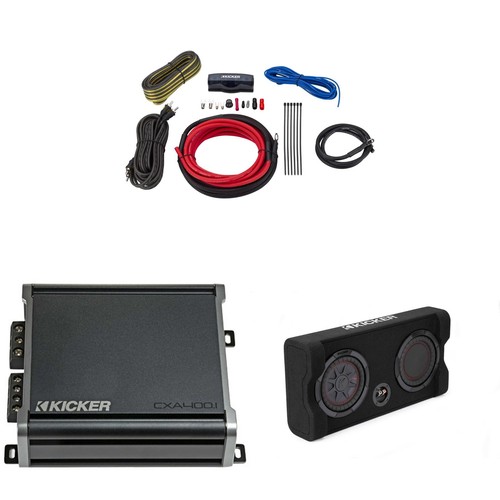 Kicker Comp RT 8 Inch 48TRTP82 Thin Down Firing Enclosure Package with ...